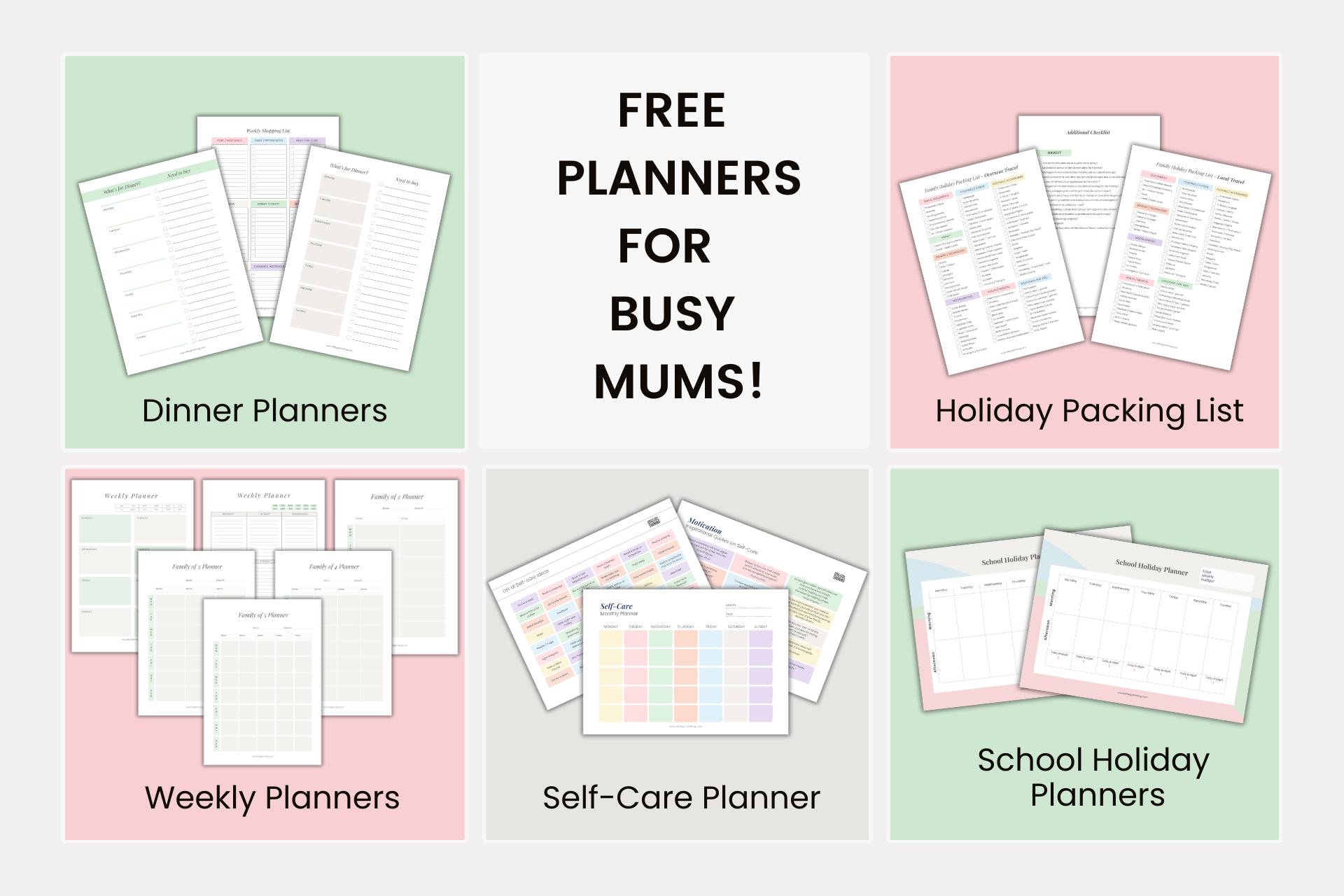 Get organised with these 5 helpful planners for busy mums - Little Girl ...