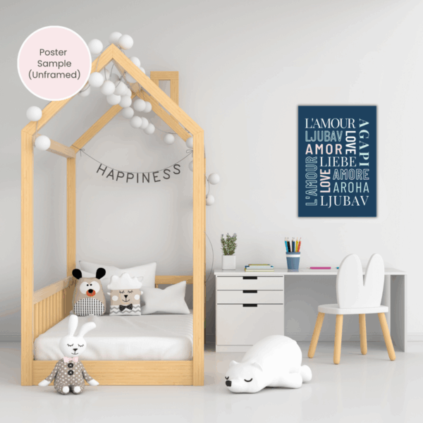 “Love” in Different Languages | Printable Wall Art for Girls’ Rooms ...