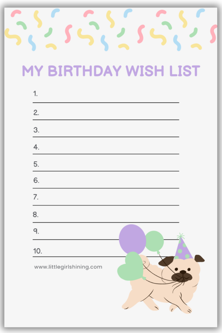 Printables For Little Girls - Little Girl Shining