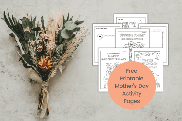 Free Printable Mother's Day Activity Pages! - Little Girl Shining