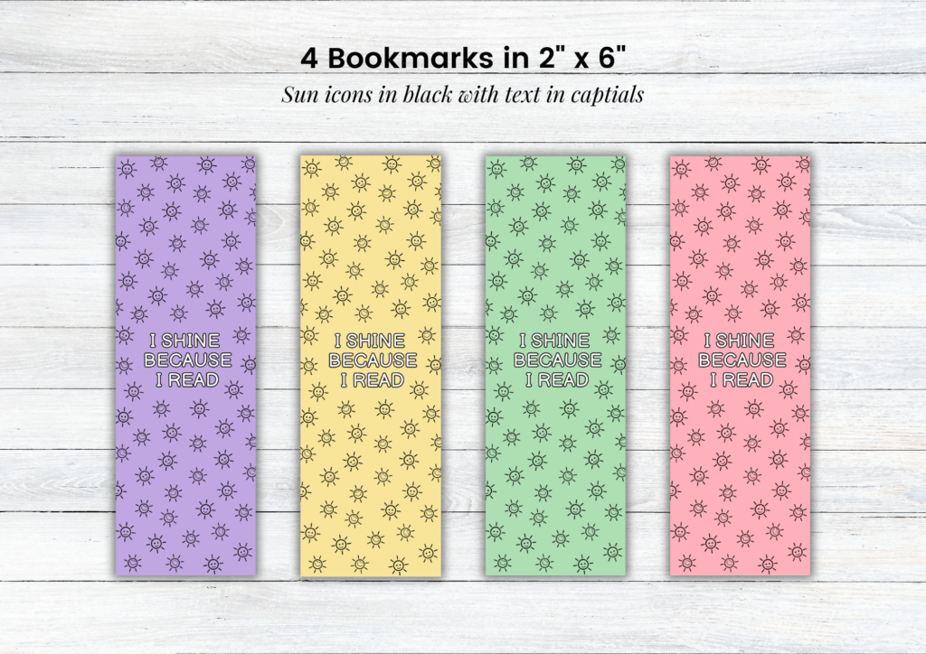 Printable Bookmarks to Inspire your Daughter to Read - Little Girl Shining