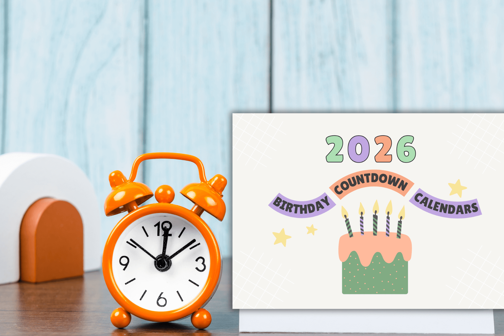 Free 2026 Printable Birthday Countdown Calendars for Little Girls ...