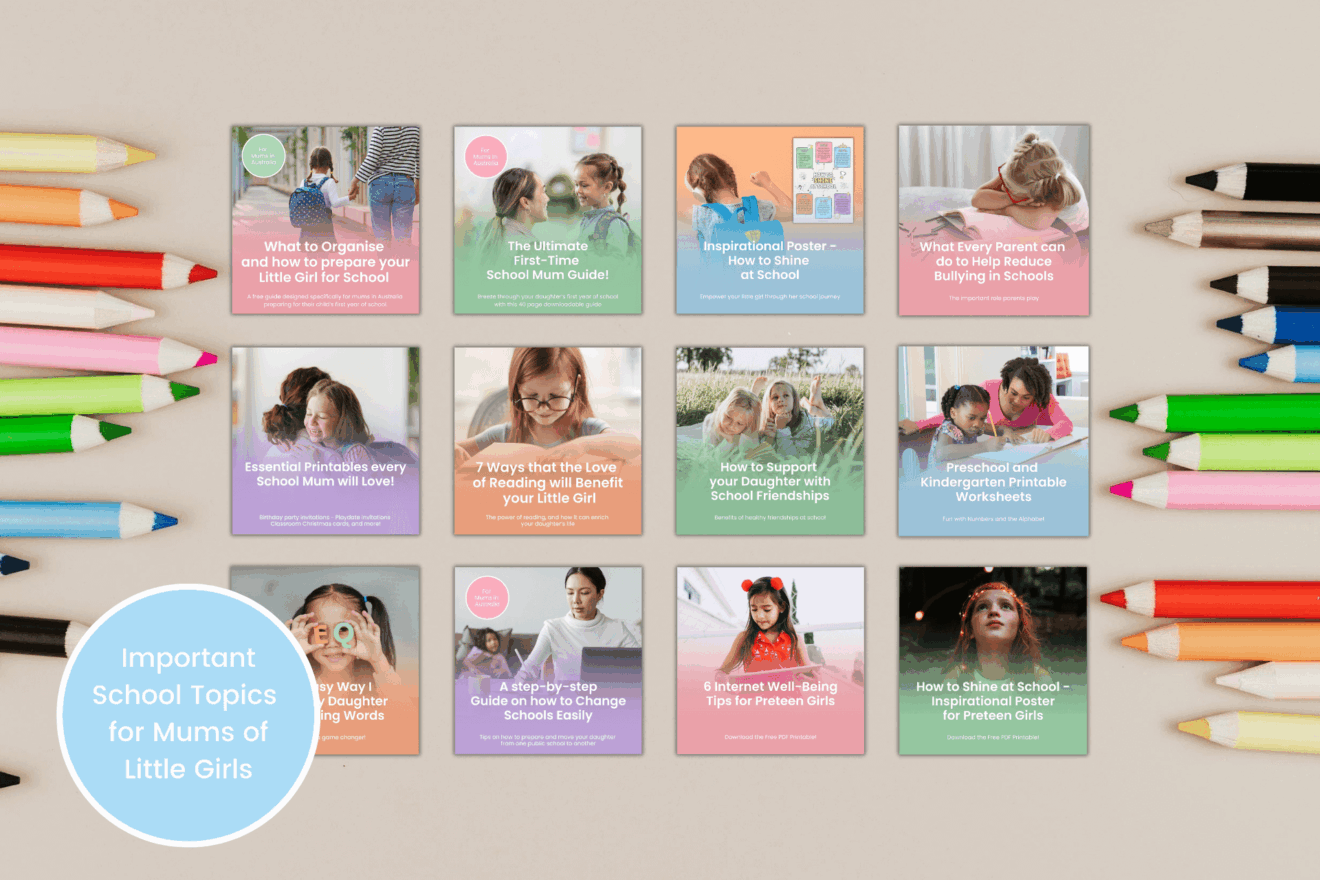 The Big List of School Topics for Mums of Little Girls - Little Girl ...